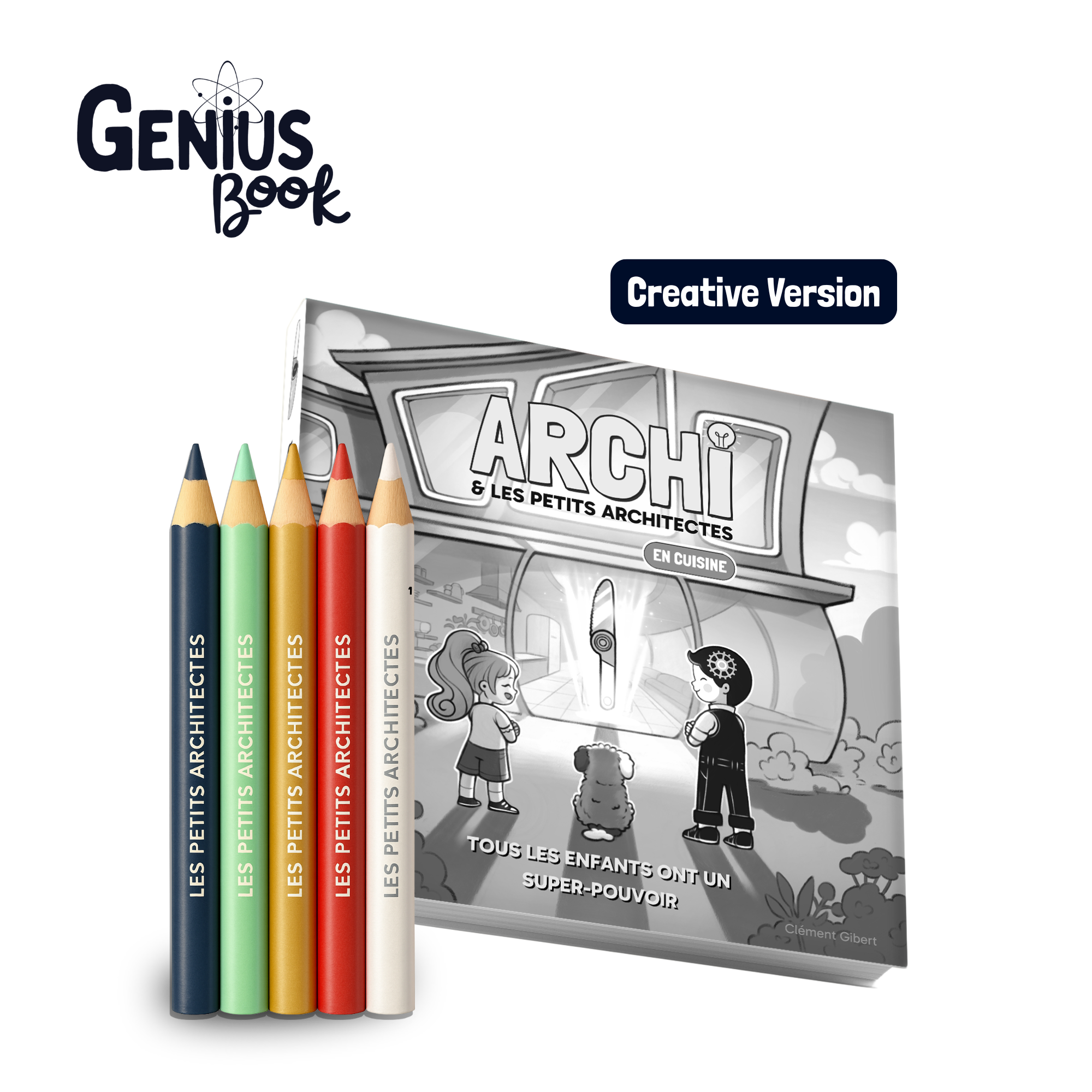 Genius Book® Printable Coloring Book – Les Petits Architectes